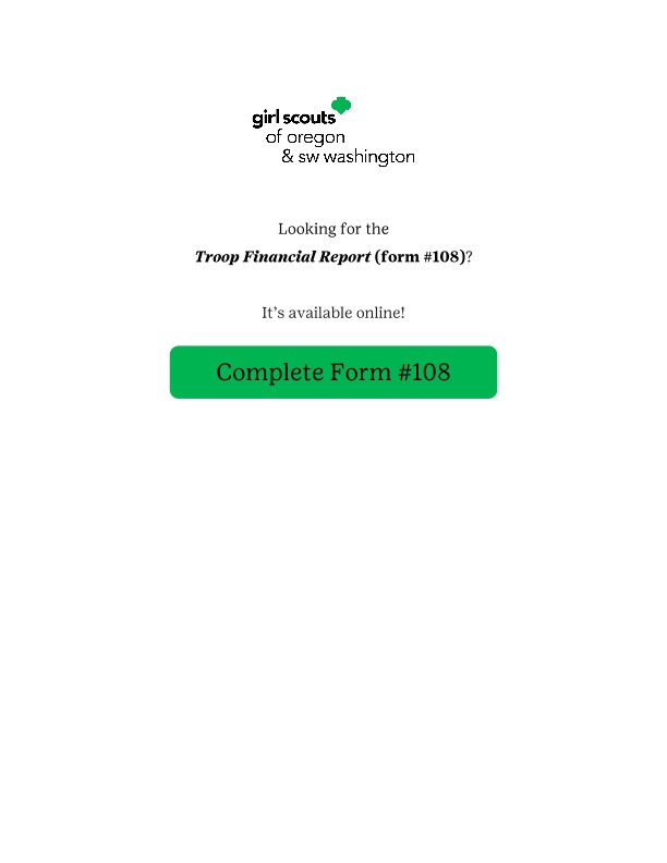 Forms and Documents | Girl Scouts of Oregon and SW Washington